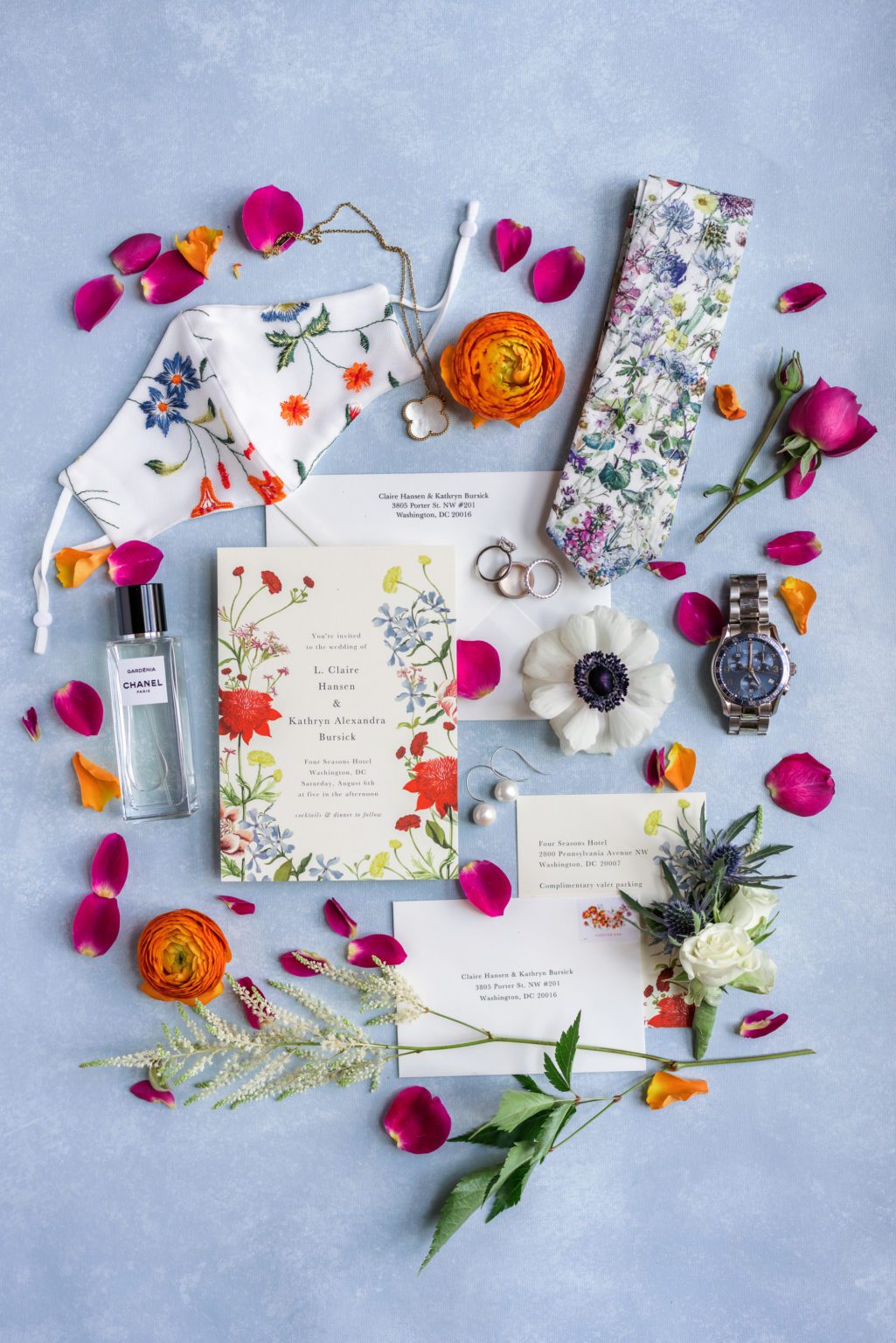 English Garden Inspired Four Seasons DC Wedding // Xiaoqi Li